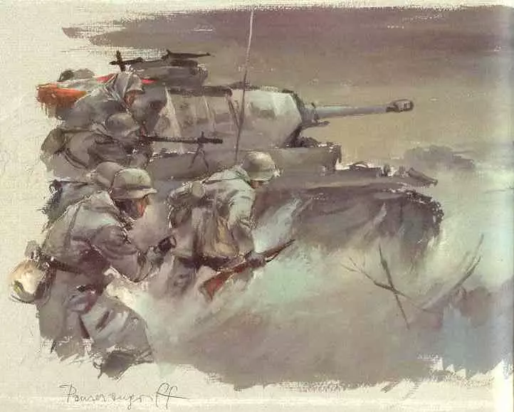 Vojnový obraz Tretej ríše. Hans Liska