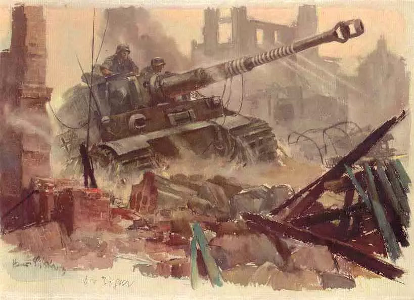 Vojnový obraz Tretej ríše. Hans Liska