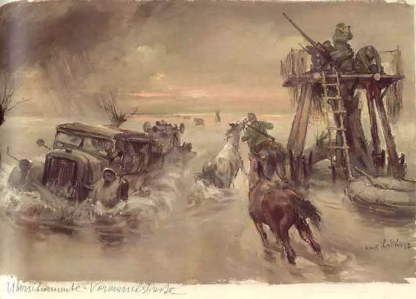 Воено сликарство на Третиот Рајх. Ханс Лиска