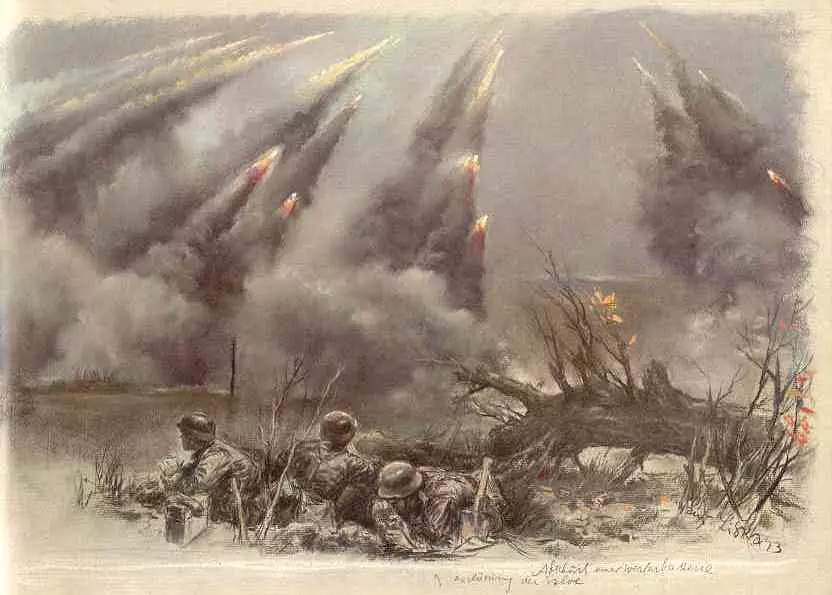第三帝国の戦争絵画。ハンス・リスカ