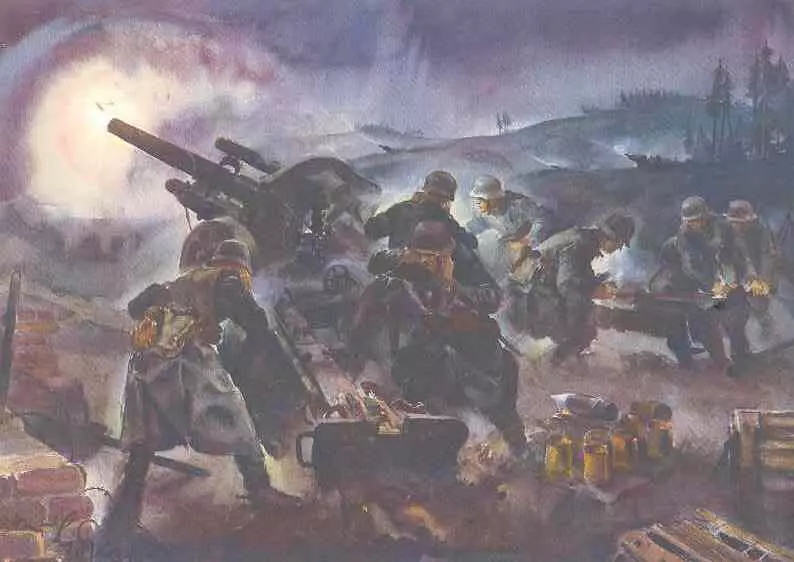 Военна живопис на Третия райх. Ханс Лиска