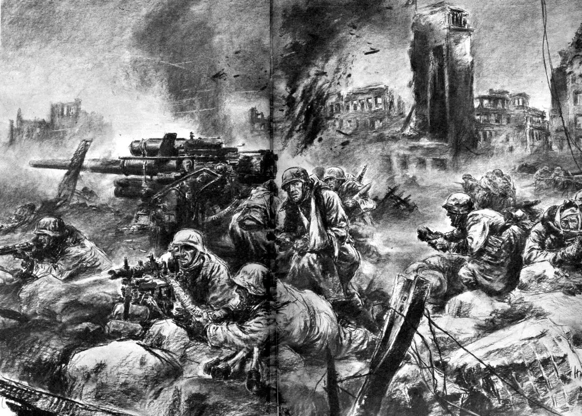 Üçüncü Reich'ın savaş resmi. Hans Liska
