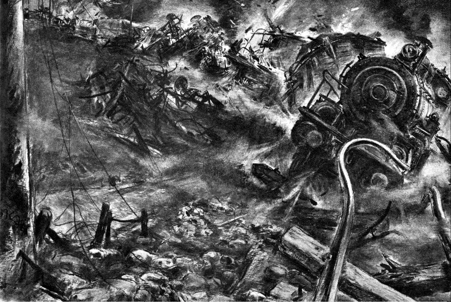 제3제국의 전쟁 그림. 한스 리스카