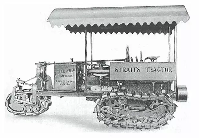 Kërkoni një dalje nga një fund i vdekur. Pjesa 15. Killen-strait traktor blinduar. 1915. Tresha Tre-Tech