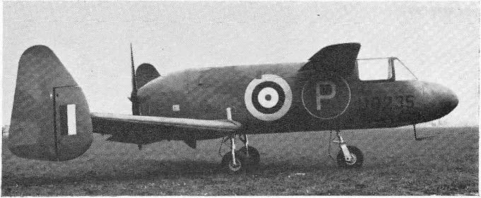 Experimental aircraft M.35 Libellula. United Kingdom