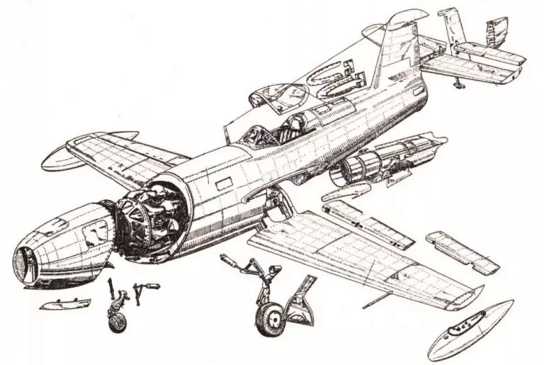 Франтавой знішчальнік Як-23. СССР