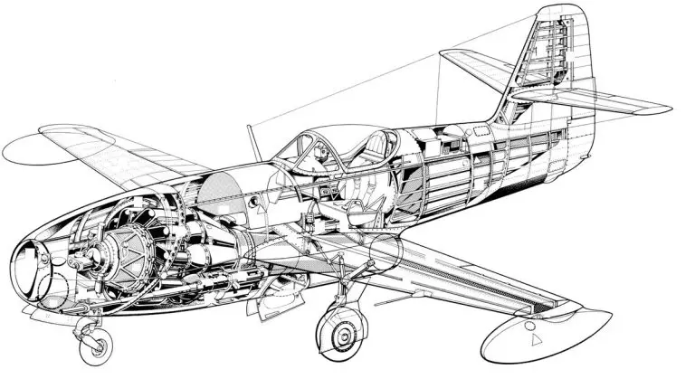 Front Fighter Yak-23. The USSR.