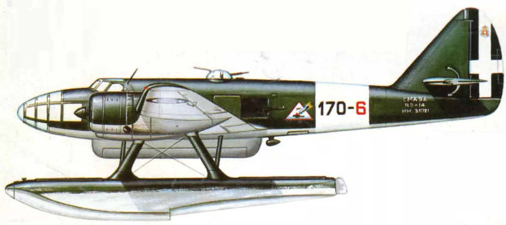 Float CMASA (FIAT) RS-14-Bomber und Bomber. Italien