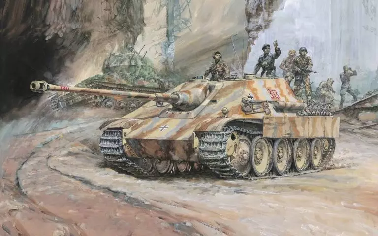 Jagdpanher Tank Fighter.