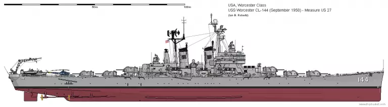 Cruiser Airtléire Éasta Deiridh Meiriceá