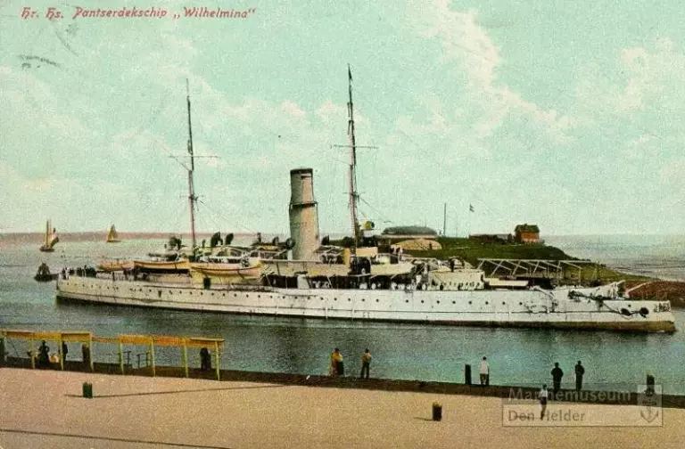 Holandská kráľovná. Armored Cruiser 