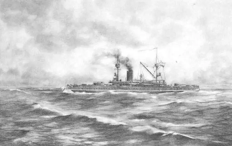 Hollenska drottningin. Armored Cruiser 