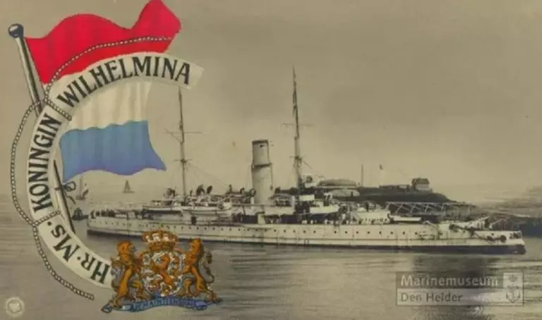 Hollenska drottningin. Armored Cruiser 