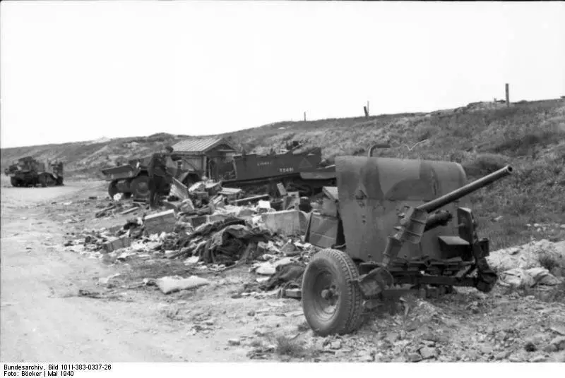 Artileri anti-tank Inggris ing Perang Dunia II.