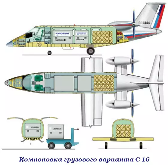 Rasimu ya Ndege Multipurpose C-16. Russia, Georgia.