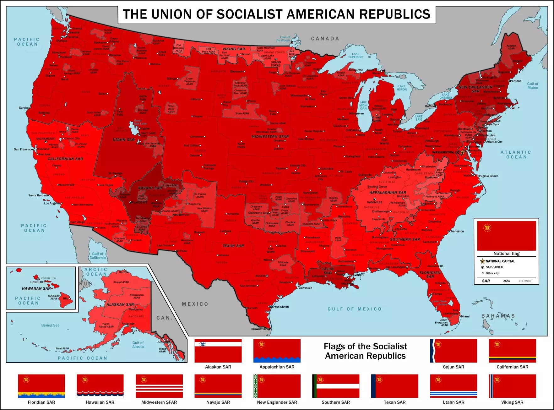 Mi van, ha a szocialista forradalom legyőzte az USA-ban, vagy a szocialista amerikai köztársaságok Uniójában