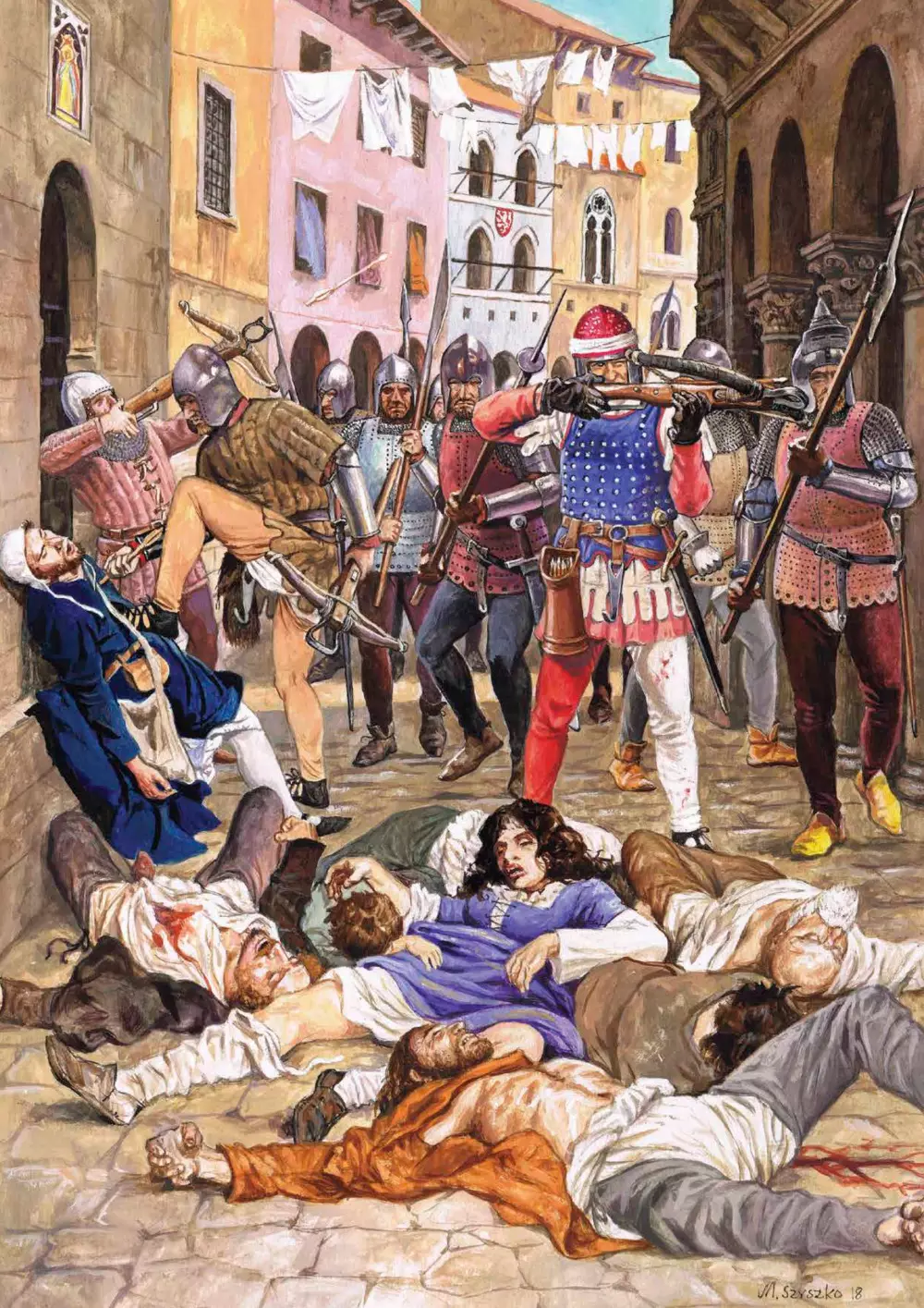 Caibidil XVIII. Giovanni VI Vittorio, Alberico da Barbiano agus Deoraíocht na Barbarians (Pax Italica)