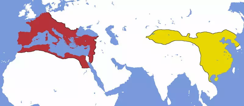 I-II yüzyıllarında Çin'de Roma Gücü ve Han İmparatorluğu. en.wikipedia.org.