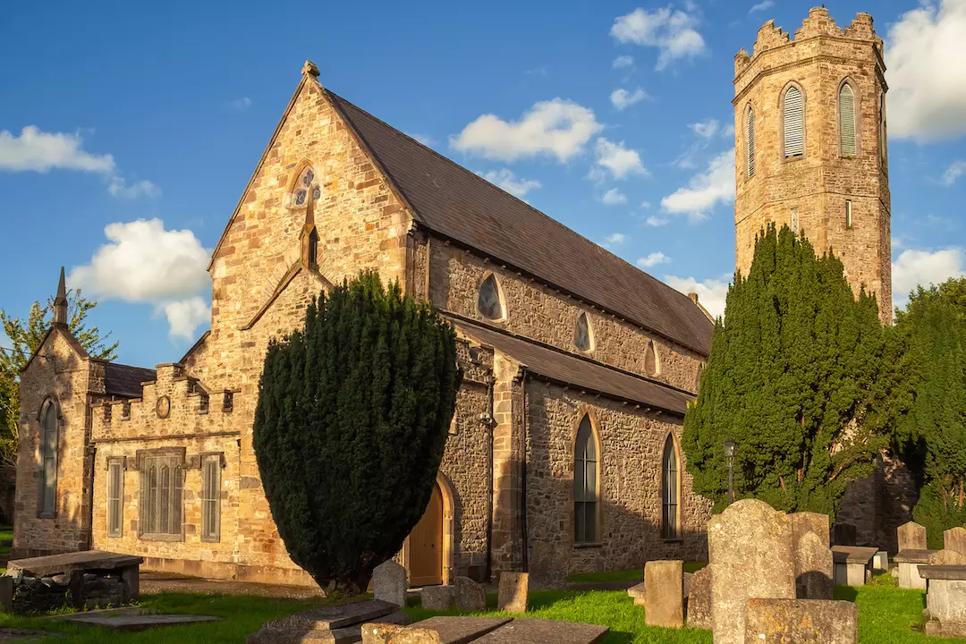 Igrexa da Vella Santa María en Clonmele, Irlanda