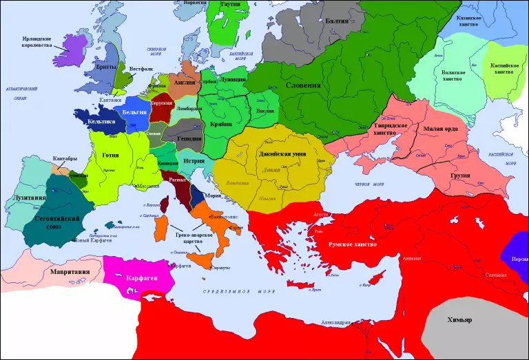 Svět Italikova v Anatolii. Větev. Část 15. Španělsko z BC II století. Až 1500 nl. Krátce.