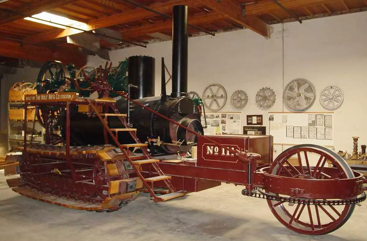 Locomotive à vapeur agricole