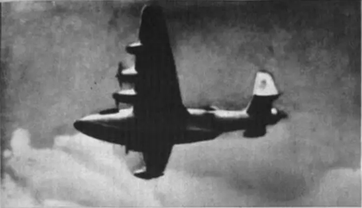 চারটি dimensively tuplov (?) হাইড্রোহামেলা (?) কেন্দ্রীয় fuselage এবং ইউনিফর্ম setabilizing সার্ভিয়াল floats সঙ্গে ইউনিফর্ম সঙ্গে