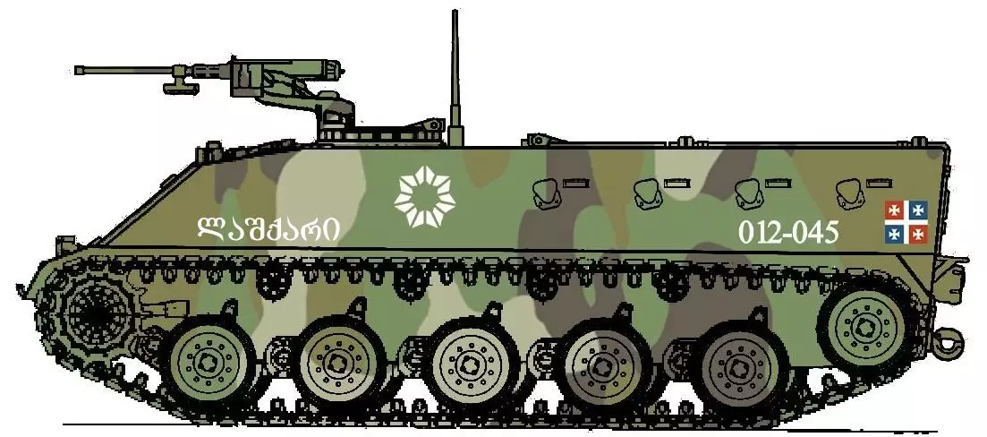 Pansrede transportører JT-62 Kolopi (boks) i MGK