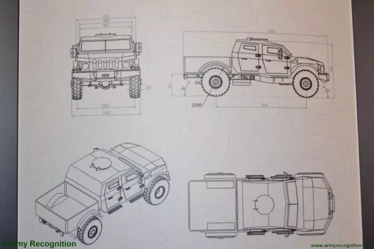 Uas sawv cev rau qhov tseeb Ukrainian armorautomobile