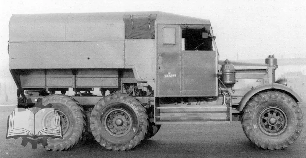 Lub ntsiab Pre-version version ntawm scammell Pioneer tau los ua cov tub Laij Teb Chaws L100