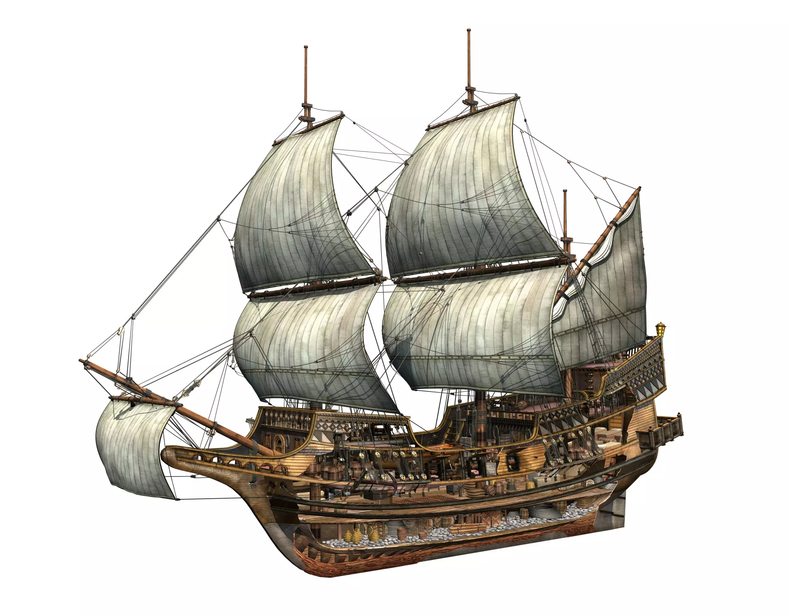 Galleon Drake Golden Golden Hind ing konteks