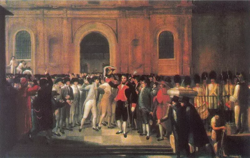 Llywodraethwr Venezuela Vincent Empant Cyfeiriadau Emparant, Ebrill 19, 1810. Wikimedia.org.