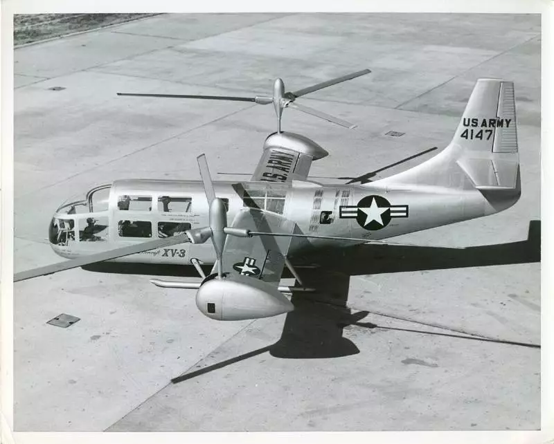 Convertido experimental Plot Bell XV-3