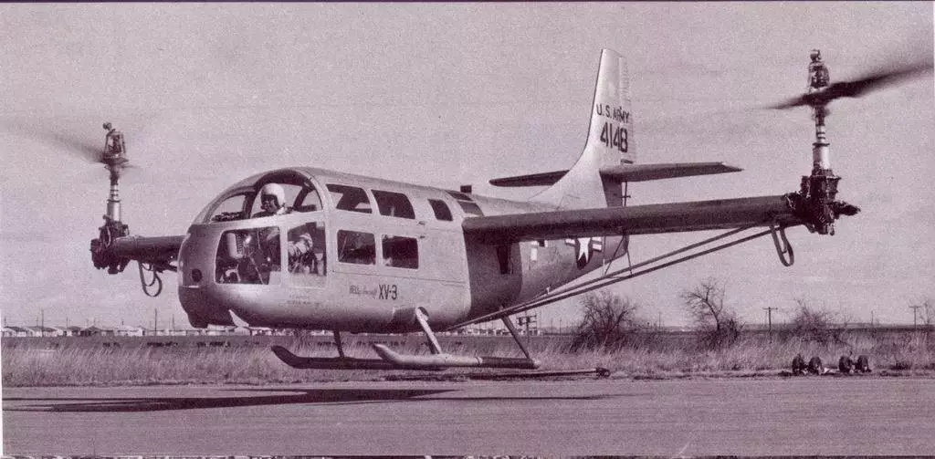 Convertido experimental Plot Bell XV-3