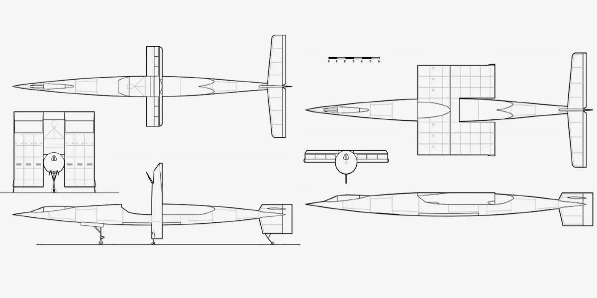 Projektet af den supersoniske strategiske bombarder af lodret start og landing. Rekonstruktion af Scott Lotter