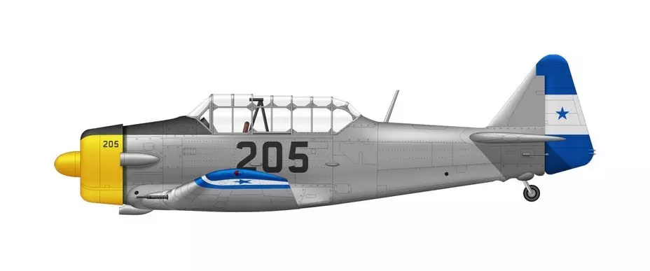 North American SNJ-4 Texan, Fuerza Aérea Hondureña (Clavework Graphics Graphics)