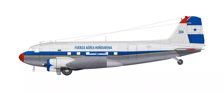 Douglas C-47 Dakota, Fuerza Aérea Hondureña (Clavework graphics graphics)
