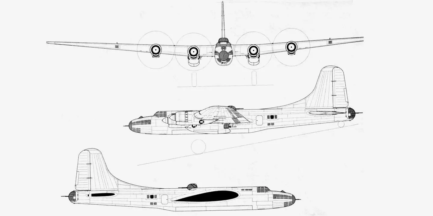 Qhov project Bomber t - sib sib zog nqus niaj hnub ntawm PE-8. Raws li ib tug tshwm sim, lub dav hlau ntawm B-17 tuaj yeem tig tawm. Tab sis xyoo 1943 tsis muaj kev pab rau nws, thiab xyoo 1945 nws tau dhau los