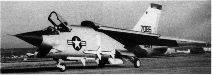 Փորձառու կործանիչ Vouge XF8U-3 Crusader III. ԱՄՆ