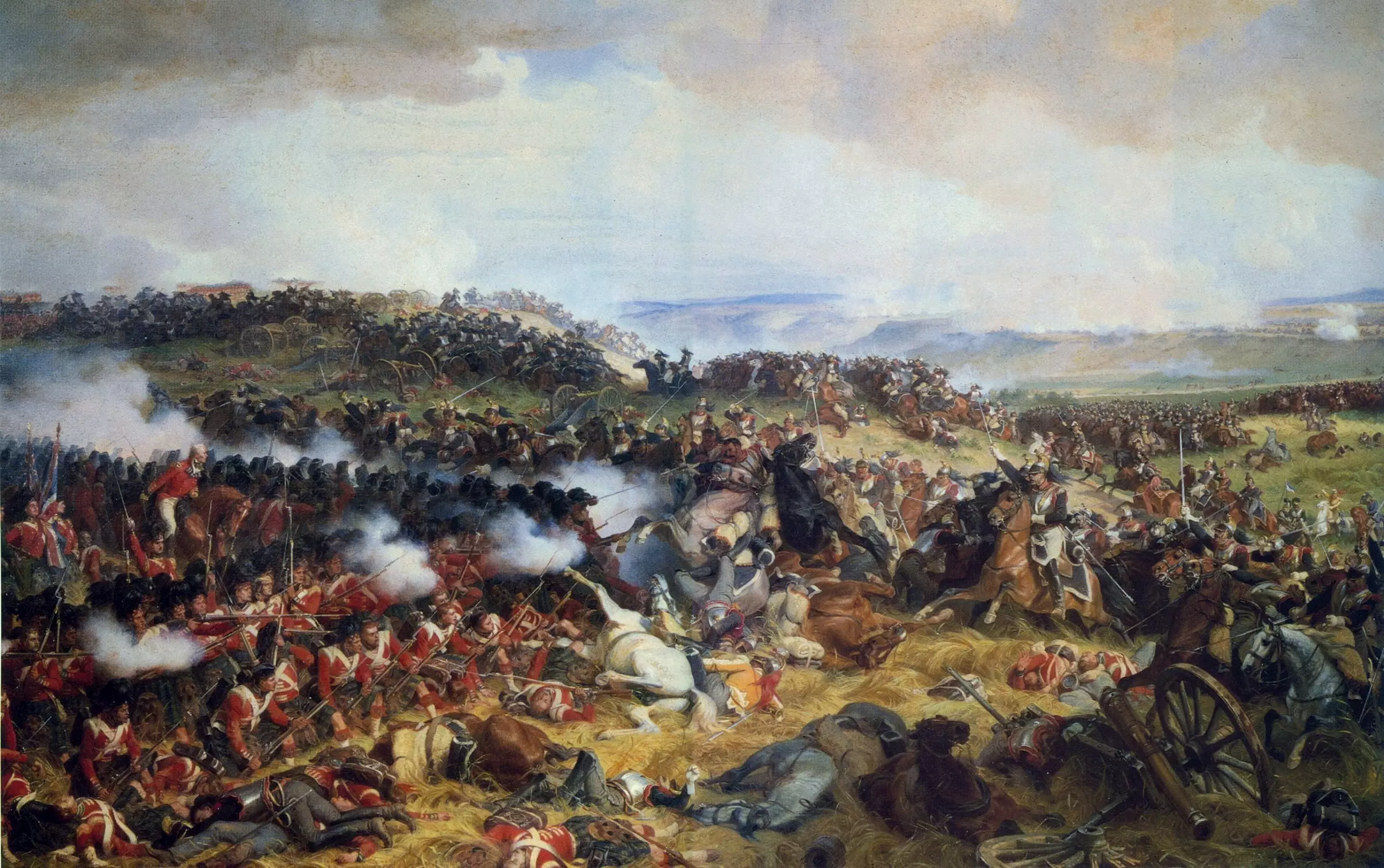 Հարձակումը նշում է Waterloo- ի ներքո: Գլխարկ Ա .-F. Է. Ֆիլիպոտո