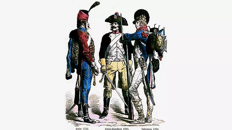 Hussar, cavalist liniar și infanterian liniar