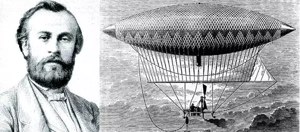 நீராவி இயந்திரங்களின் உலகிற்கான ஏர்ஷிப். Airship Zhiffera.