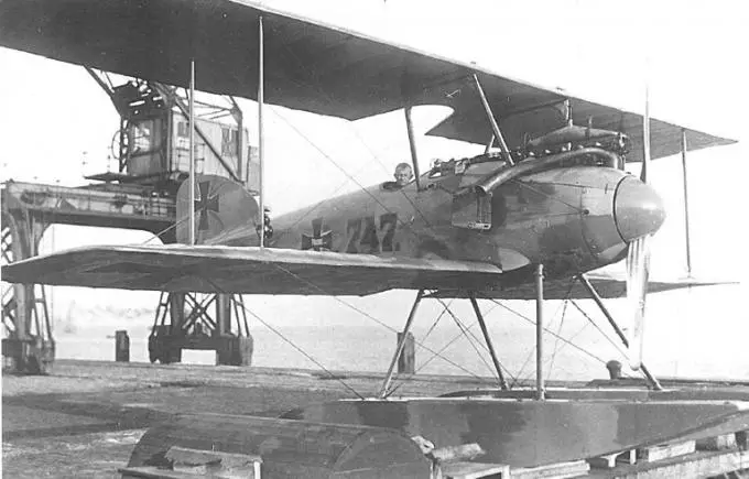 Albatros Fighters W.4 fitafita. Siamani