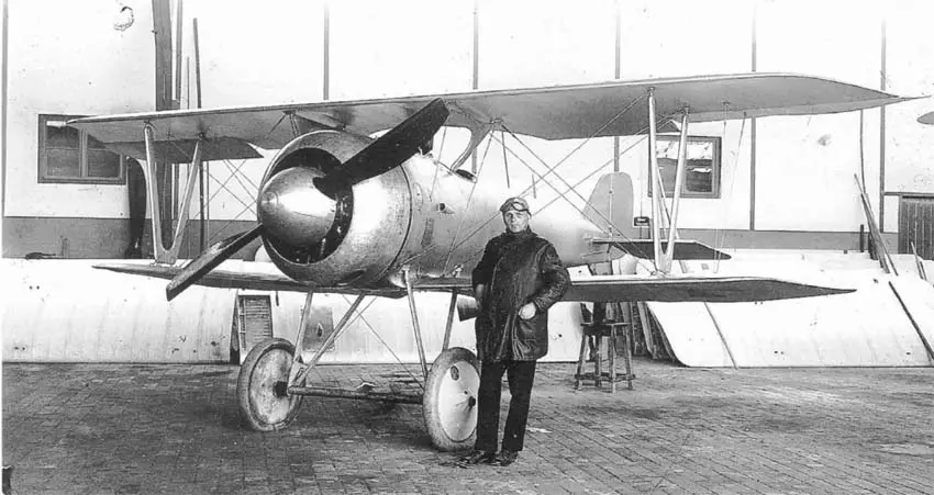 En erfaren pfalz d vi fighter. Tyskland.