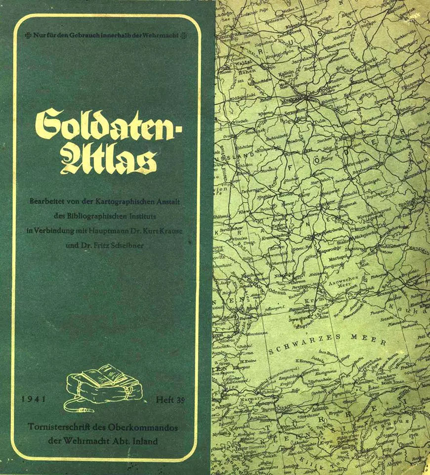 Riichin Wehrmachtin sotilas Atlas. Soldaten-Atlas.