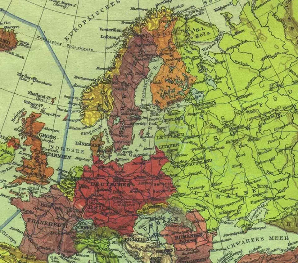 Soldatatlas der Wehrmacht und Demografie von Reich. Soldaten-Atlas.