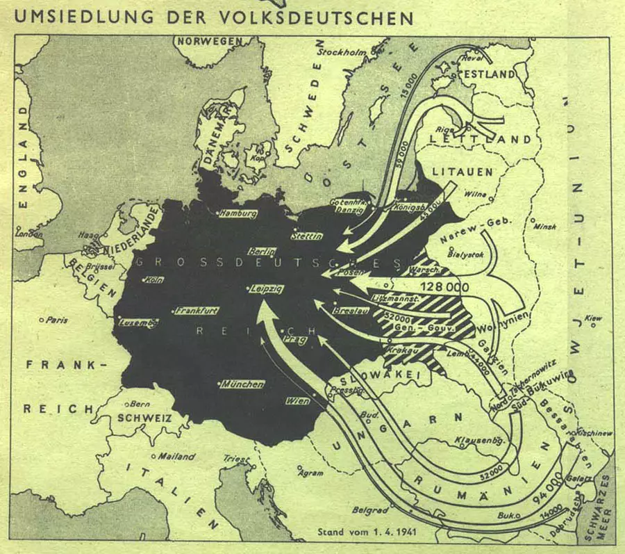 Atlas ushtar i Wehrmacht dhe Demografia e Reich. Soldaten-atlas.