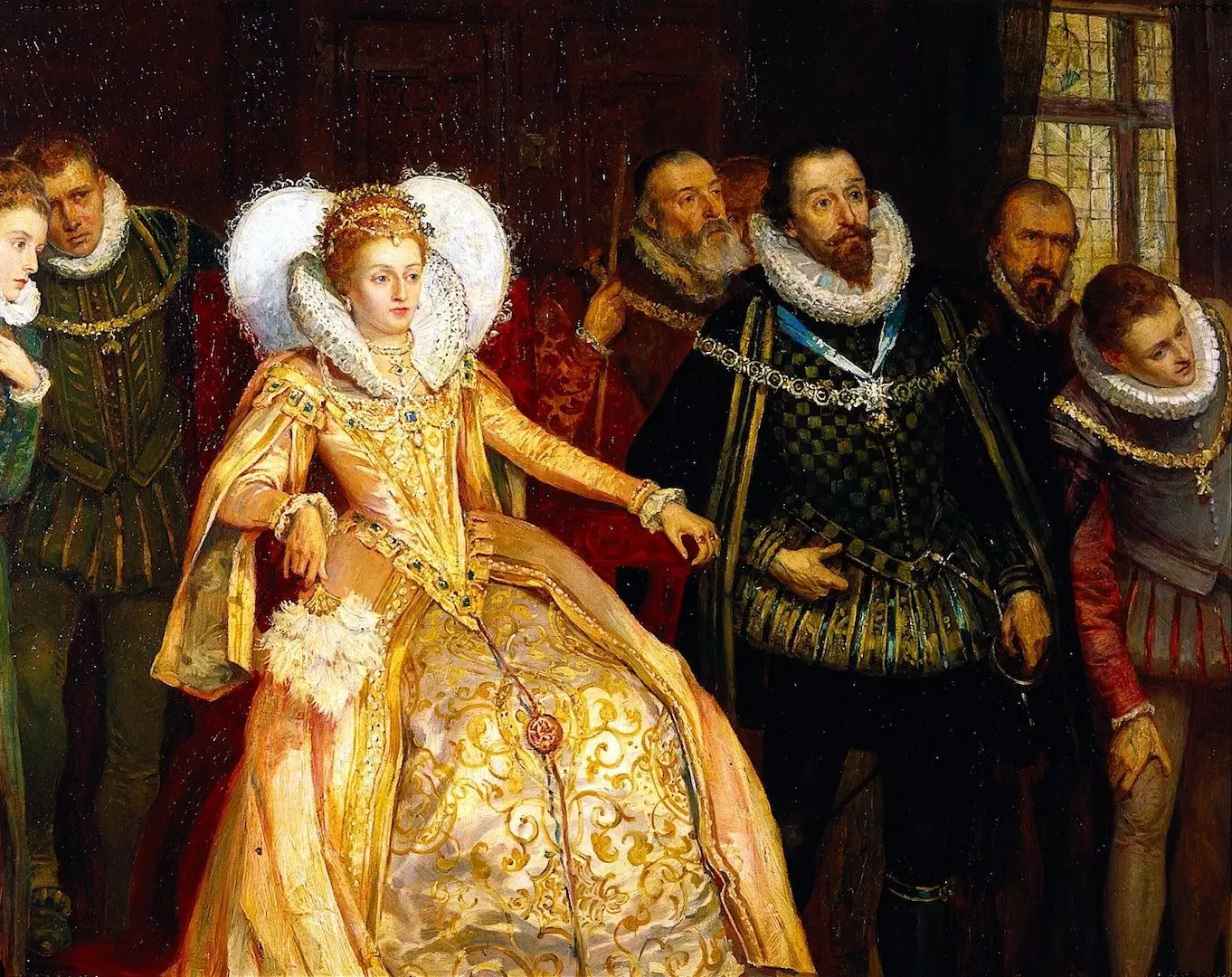 Elizabeth i məhkəmə tərəfindən mühasirəyə aldım