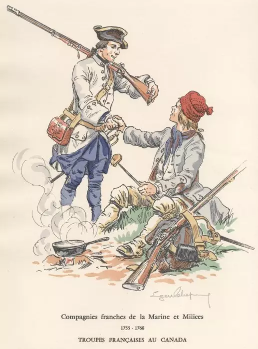 ทหารราบอาณานิคมอาณานิคมของฝรั่งเศสแคนาดา