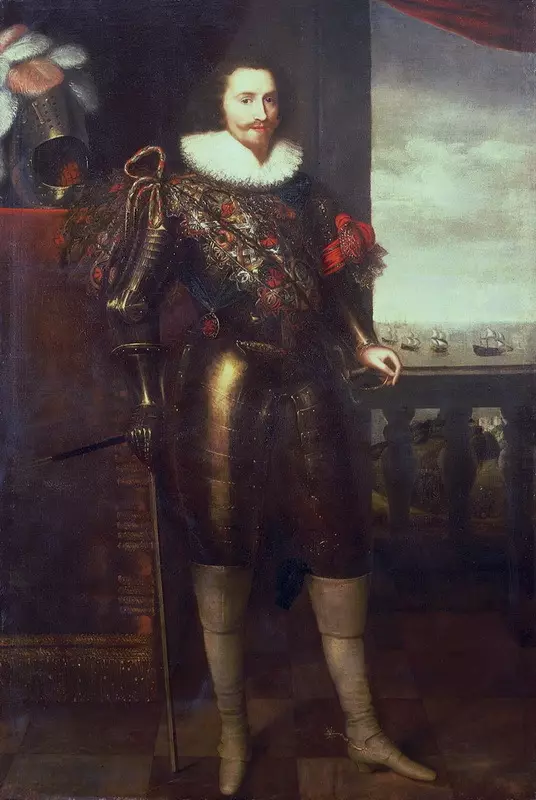 William Monson, onye na-ahụ maka oké osimiri warara (1604-1614), onye otu ndị kansụl Royal. Navyroces.org..uk.