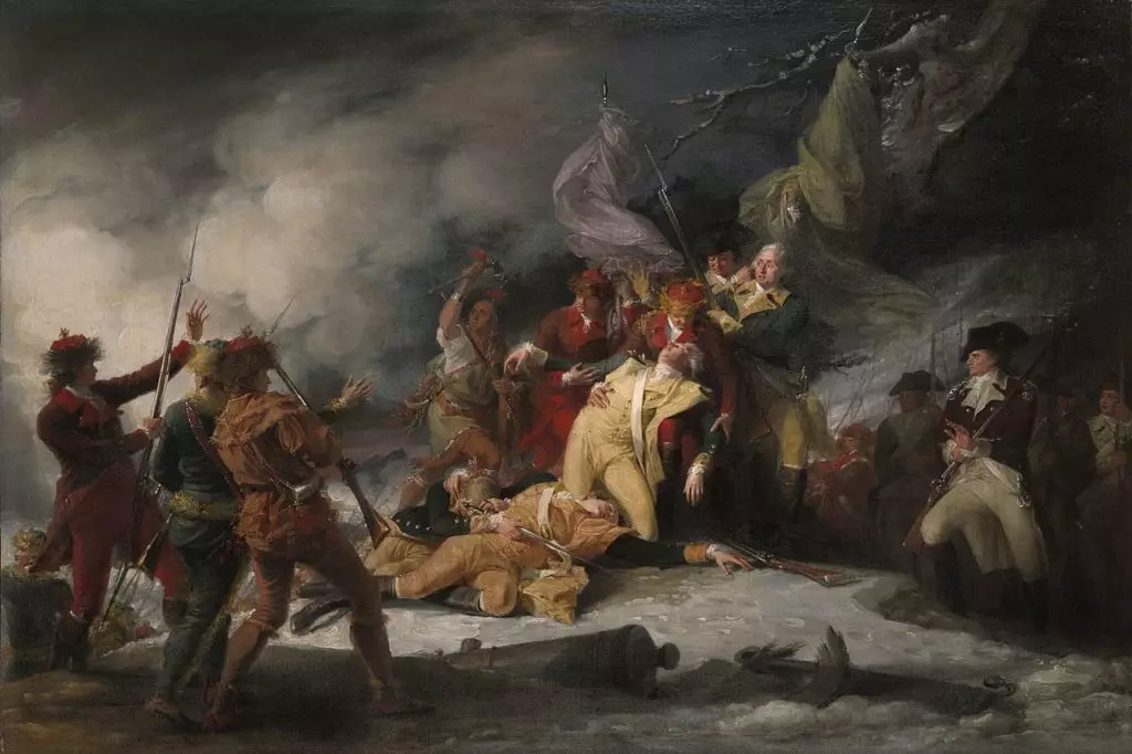 Death of General Montgomery | John Trambull, 1786 | Il museo delle belle arti